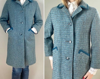 Wool Tweed Coat | Etsy