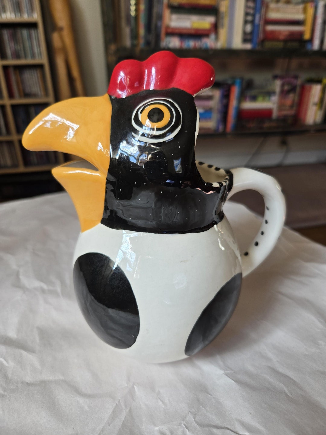 Animal Ceramic Pitcher Rare Studio Art Pottery Signed Alison Palmer ...