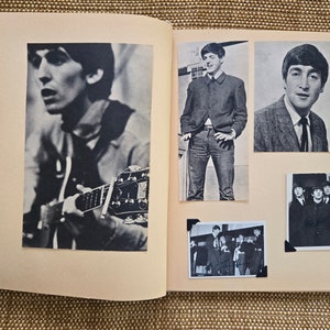 The Beatles Scrapbook Collectible Autographed Trading Cards Historical ...