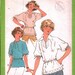 8340 Simplicity Vintage SEWING Pattern Misses Shirt OOP - Etsy