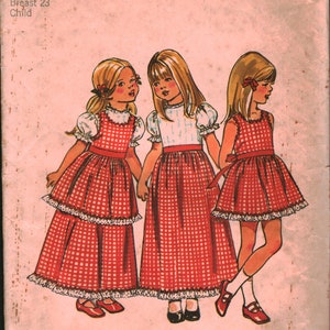 5383 Simplicity Vintage SEWING Pattern Childrens' Dress Pinafore OOP - Etsy