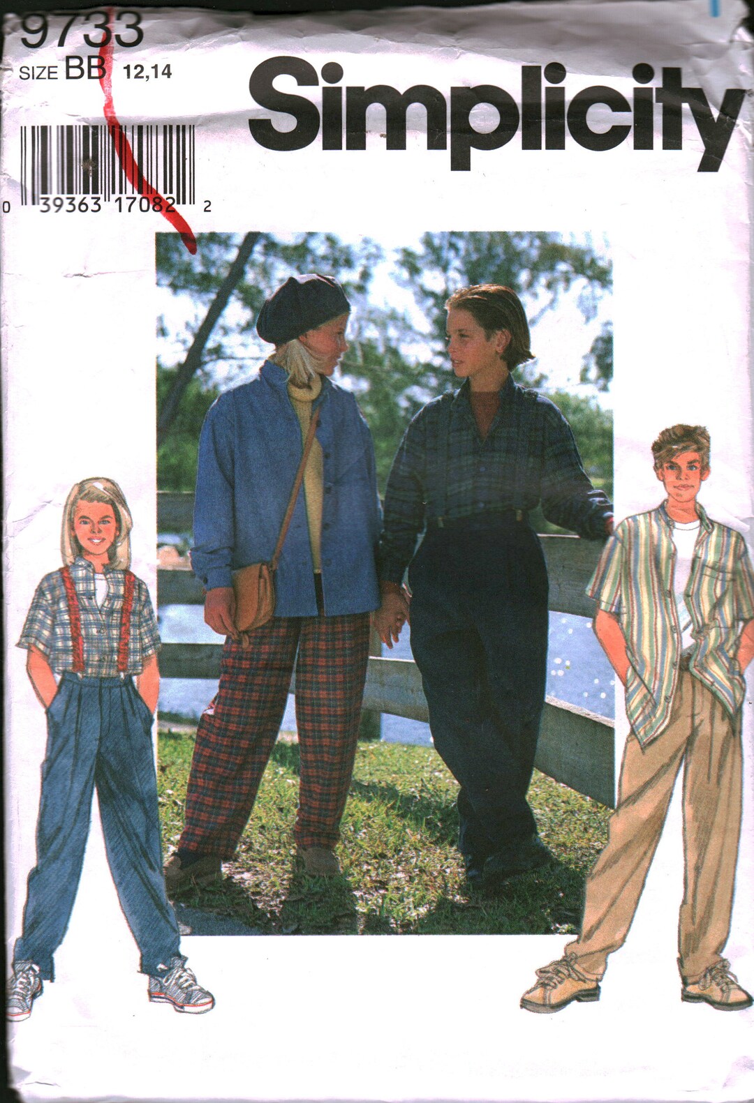 9733 UNCUT Simplicity SEWING Pattern Girls' Boys' Separates OOP - Etsy