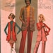 8917 Simplicity Vintage SEWING Pattern Misses Vest Mini Skirt Pants OOP ...