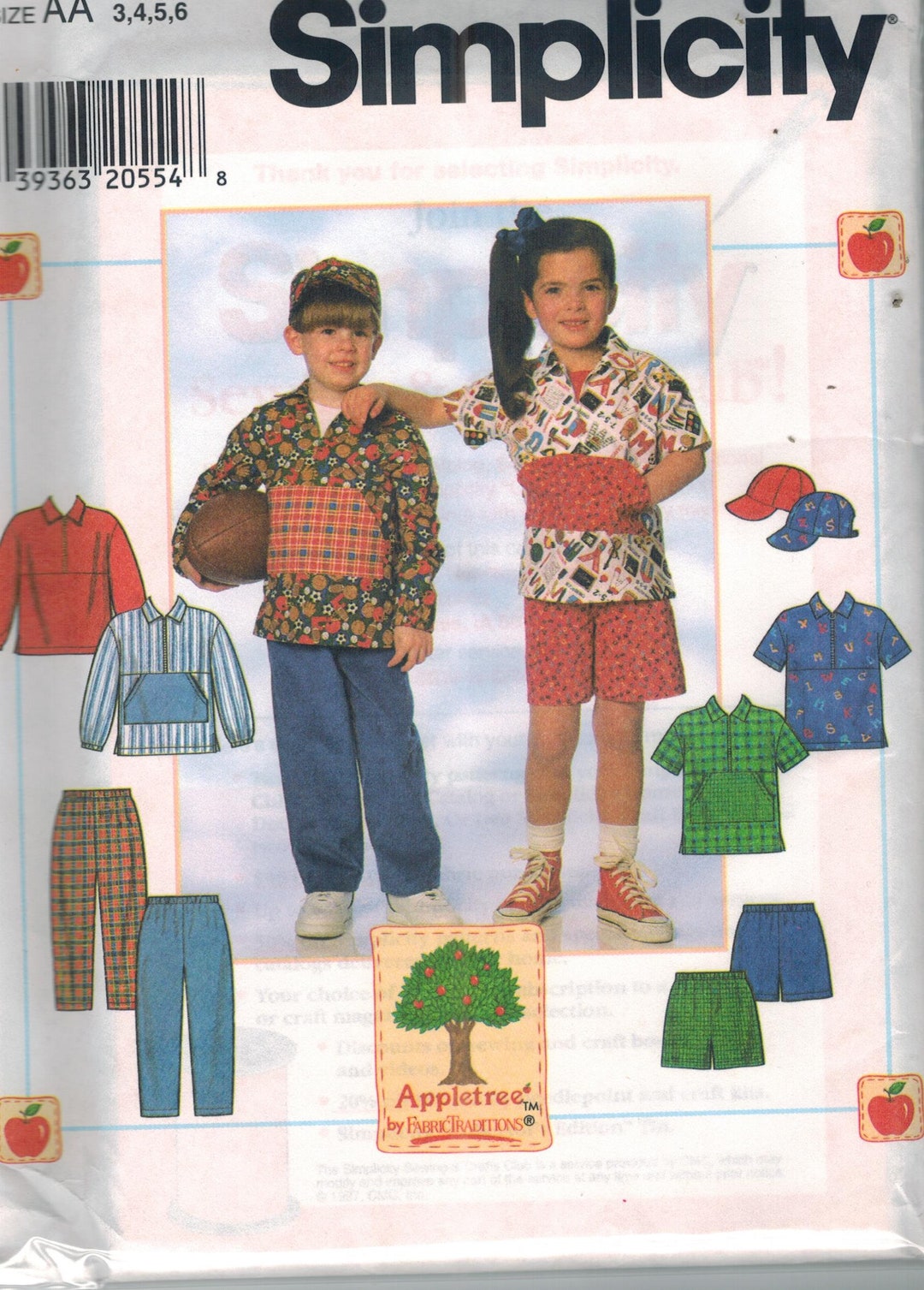 7728 Vintage Simplicity SEWING Pattern Pants Top Shorts Cap UNCUT - Etsy