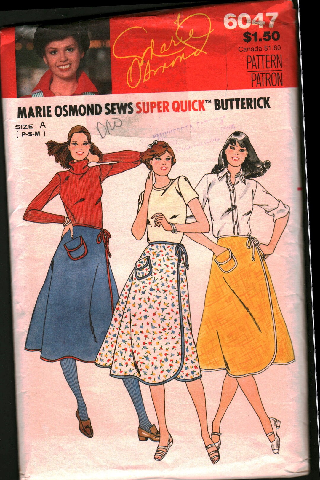 6047 Butterick Vintage SEWING Pattern Misses' Skirt OOP - Etsy
