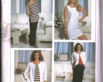 9603 Vintage UNCUT Simplicity Sewing Pattern Misses Pants Shorts Tank ...