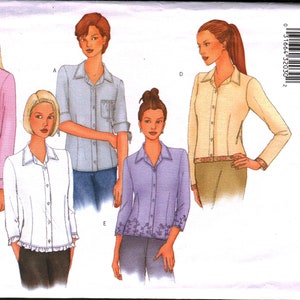 6715 Butterick Vintage SEWING Pattern Misses' Petite Blouse OOP - Etsy