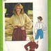 8704 VINTAGE Simplicity SEWING Pattern Misses Shirt Blouse - Etsy