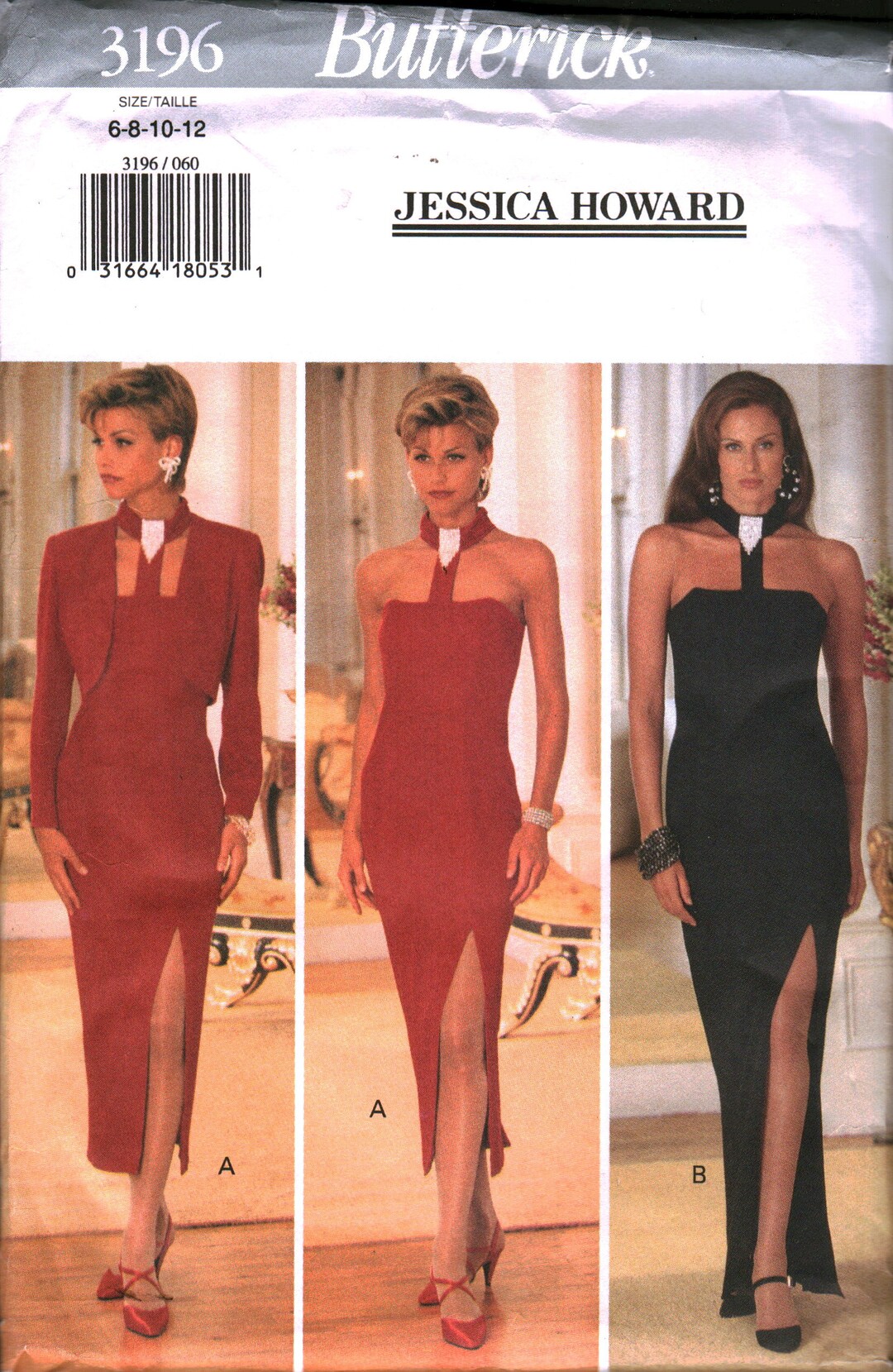 3196 Butterick Vintage SEWING Pattern Misses' Petite Jacket Dress OOP ...