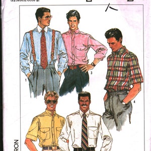 9592 Simplicity SEWING Pattern Mens' Shirt VINTAGE Oop - Etsy