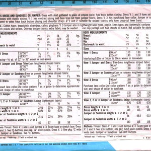 6500 Vintage Simplicity SEWING Pattern Childrens' Dress Sundress Jumper ...