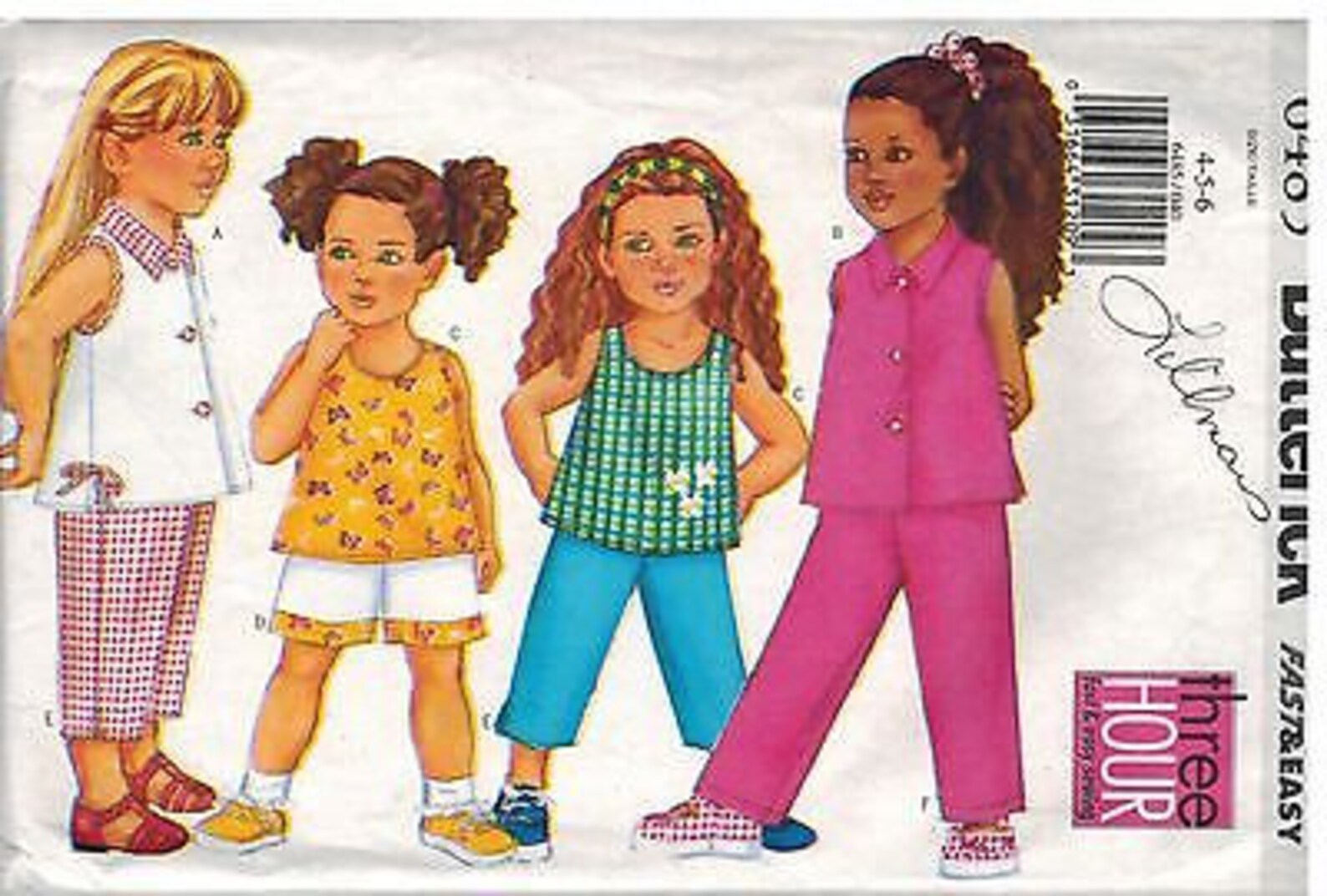 6485 Vintage Butterick Sewing Pattern Girls Sleeveless Fitted | Etsy