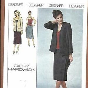 9134 Vintage Simplicity Sewing Pattern Misses Skirt Unlined Jacket ...