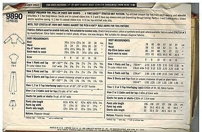 9890 Vintage Simplicity Sewing Pattern Misses Pullover Top - Etsy Canada