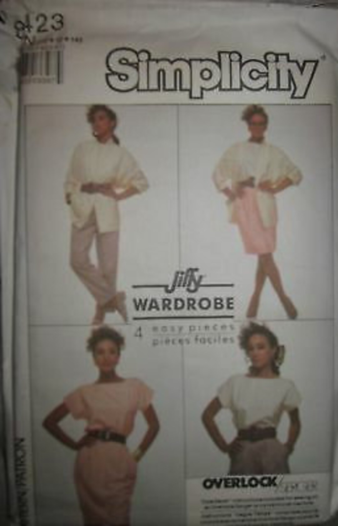 8423 VINTAGE Simplicity Sewing Pattern Shirt Pants Top Jacket - Etsy
