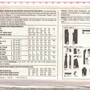 8113 Simplicity Misses Sewing Pattern UNCUT Dress With or Without Hood ...