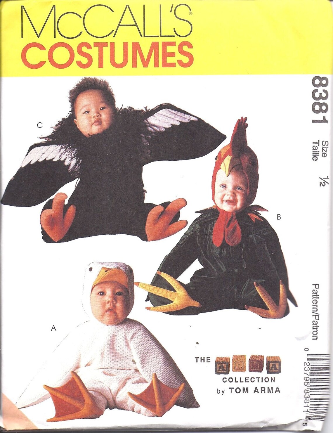 8381 UNCUT Mccalls SEWING Pattern Tom Arma Halloween Costume - Etsy