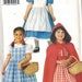 4600 UNCUT Vintage Butterick Sewing Pattern Girls Costume Dress ...