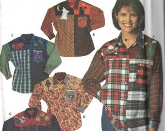 8704 VINTAGE Simplicity SEWING Pattern Misses Shirt Blouse | Etsy