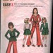3314 Butterick Misses Sewing Pattern Girls' Jacket Pants Skirt Vintage ...