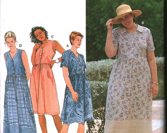8185 Simplicity Vintage SEWING Pattern Misses Dress Romper Jumpsuit OOP ...