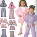 4384 Vintage Simplicity Sewing Pattern Girls Winter Jumper Skirt Pants ...