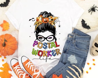 Postal Worker Halloween Shirt - Etsy