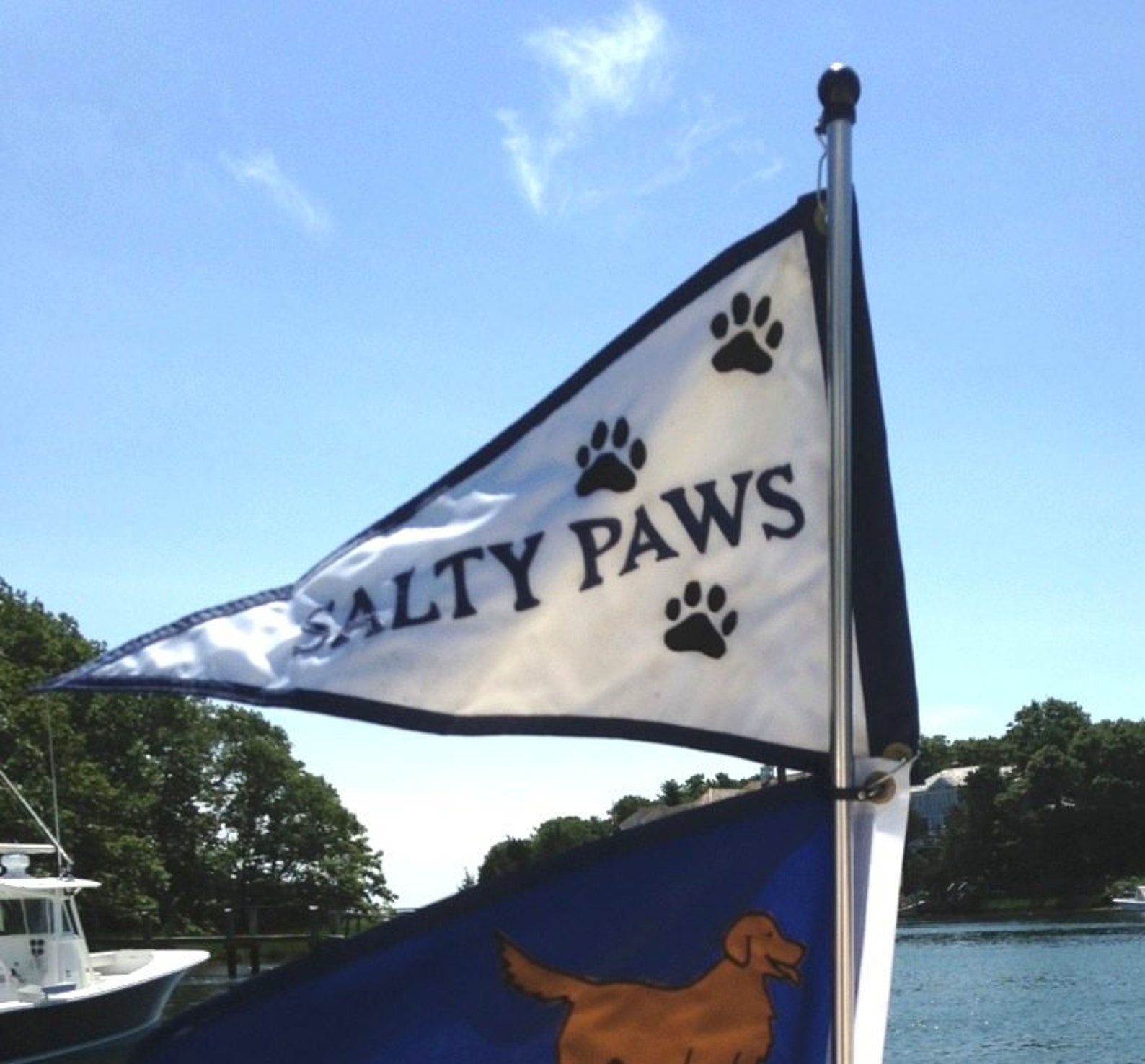 Boat Flag Custom Nautical Flags Boat Name + GRAPHIC Gift for Him TARIFF ...