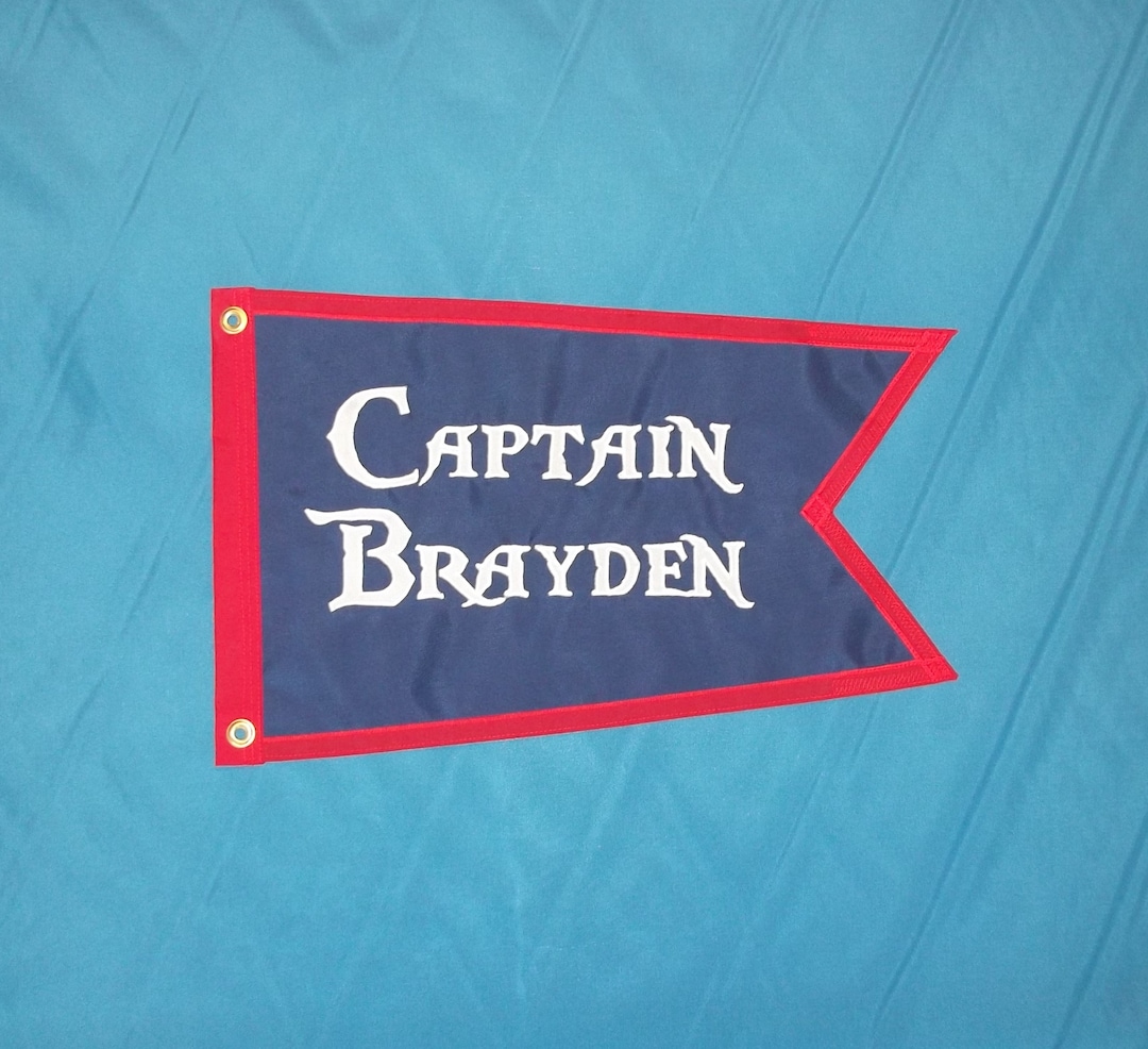 Captain's Private Signal Flag Custom Nautical Decor Theflagchick - Etsy