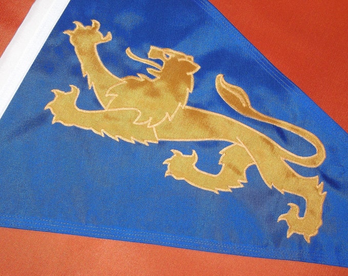Boat Flag Heraldic Lion Flag Gift for Him THE FLAG CHICK - Etsy