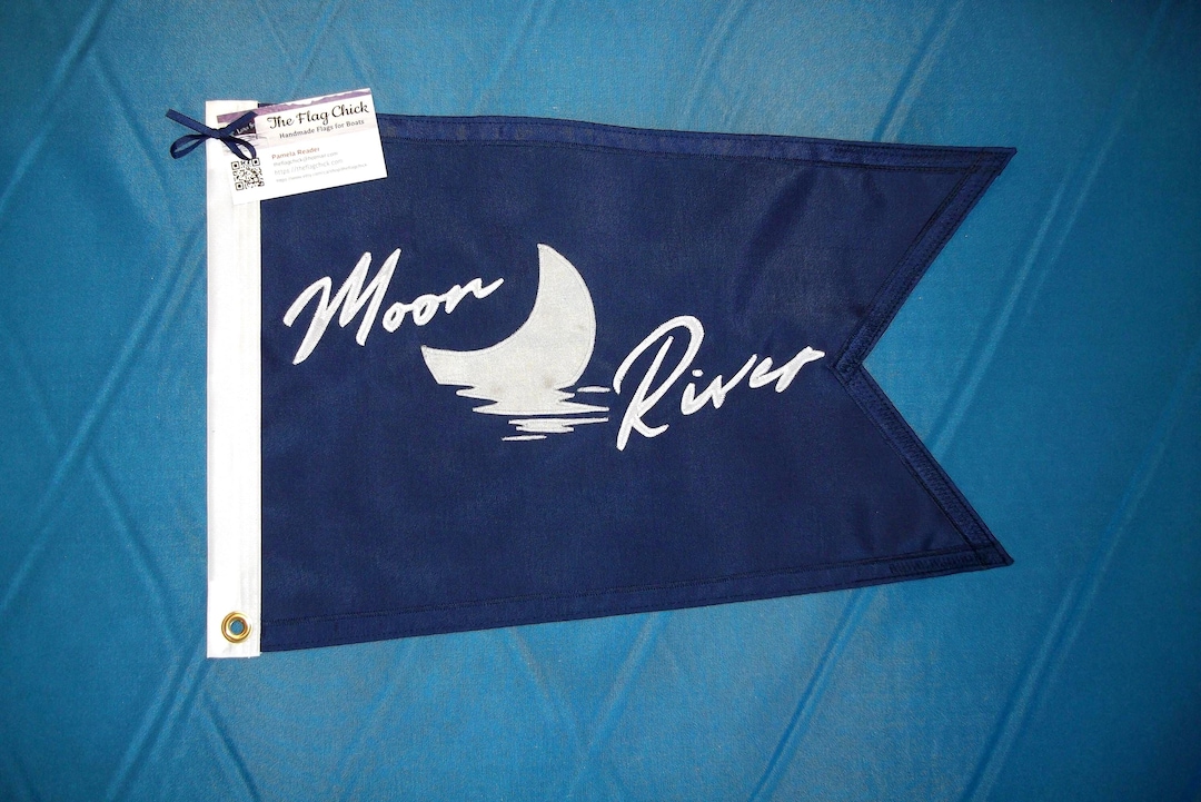 Custom Boat Flag: Personalized Boat Name & Graphic, Sewn Nylon TARIFF ...