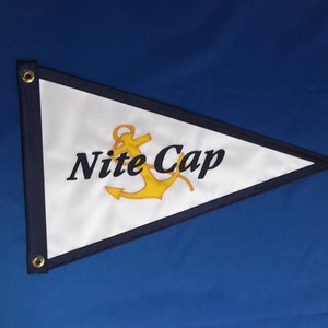 Boat Flag Custom Nautical Flags BOAT NAME + GRAPHIC Gift for Him ...