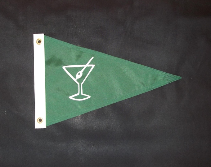Gin Pennant Boat Flag Gift Martini Gift for Her Flag Chick - Etsy
