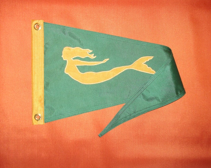 Mermaid Boat Flag Gift for Her Flag Chick - Etsy