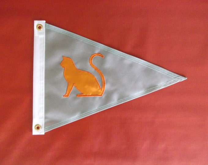 Kitty Ginger Cat Boat Flag Private Signal Flag Gift for Him THE FLAG ...