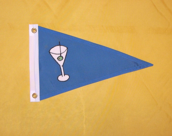 Gin Pennant Boat Flag Gift Martini Gift for Her Flag Chick - Etsy
