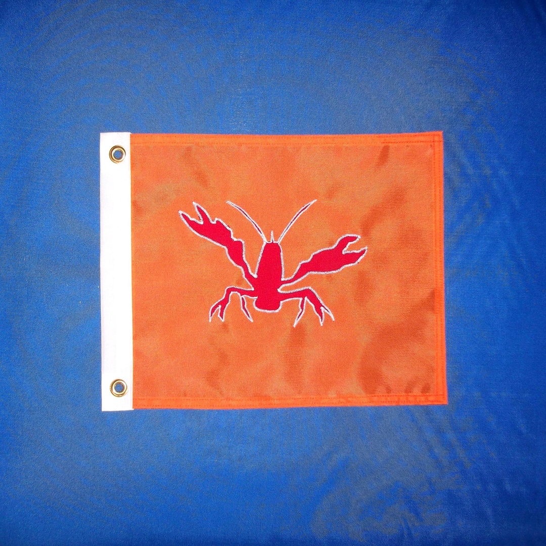Crawfish Boat Flag Nautical Gift for Him Crawdad Theflagchick - Etsy