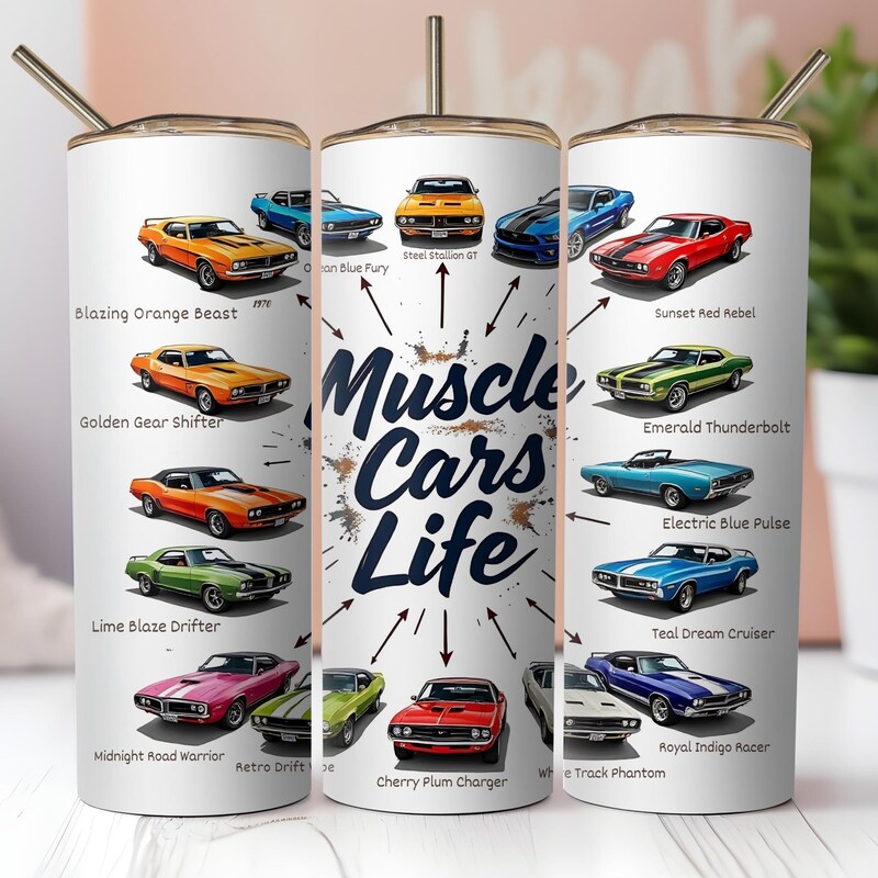 Muscle Car Print - Etsy