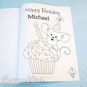 Birthday Coloring Book - Kids Party Favors - Girls / Boys Party Favors ...