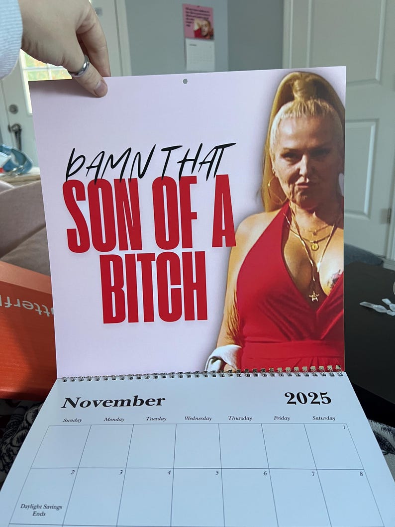 90 Day Fiance Calendar Design - Etsy