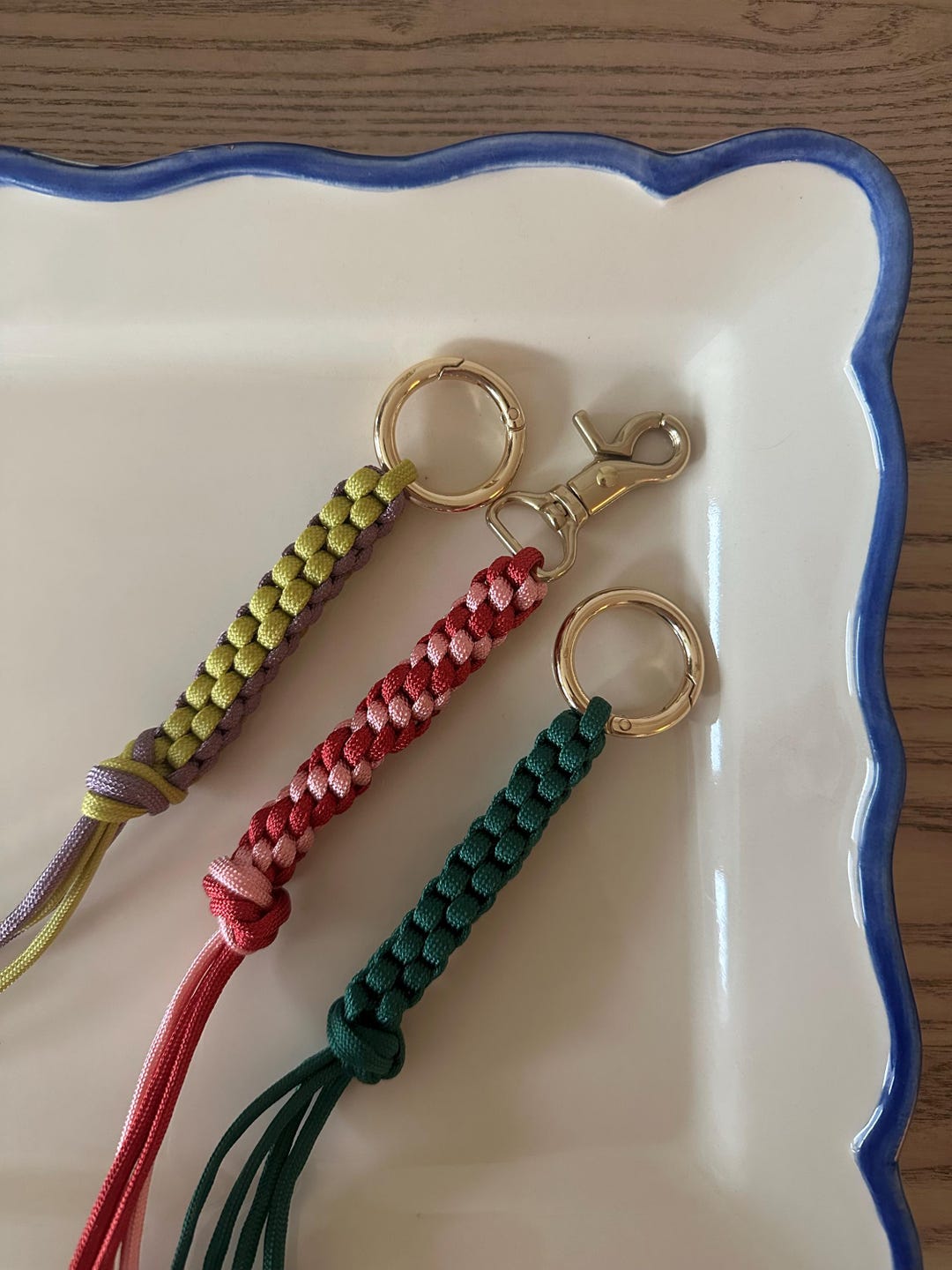 Custom Paracord Rope Keychain/bag Charm - Etsy