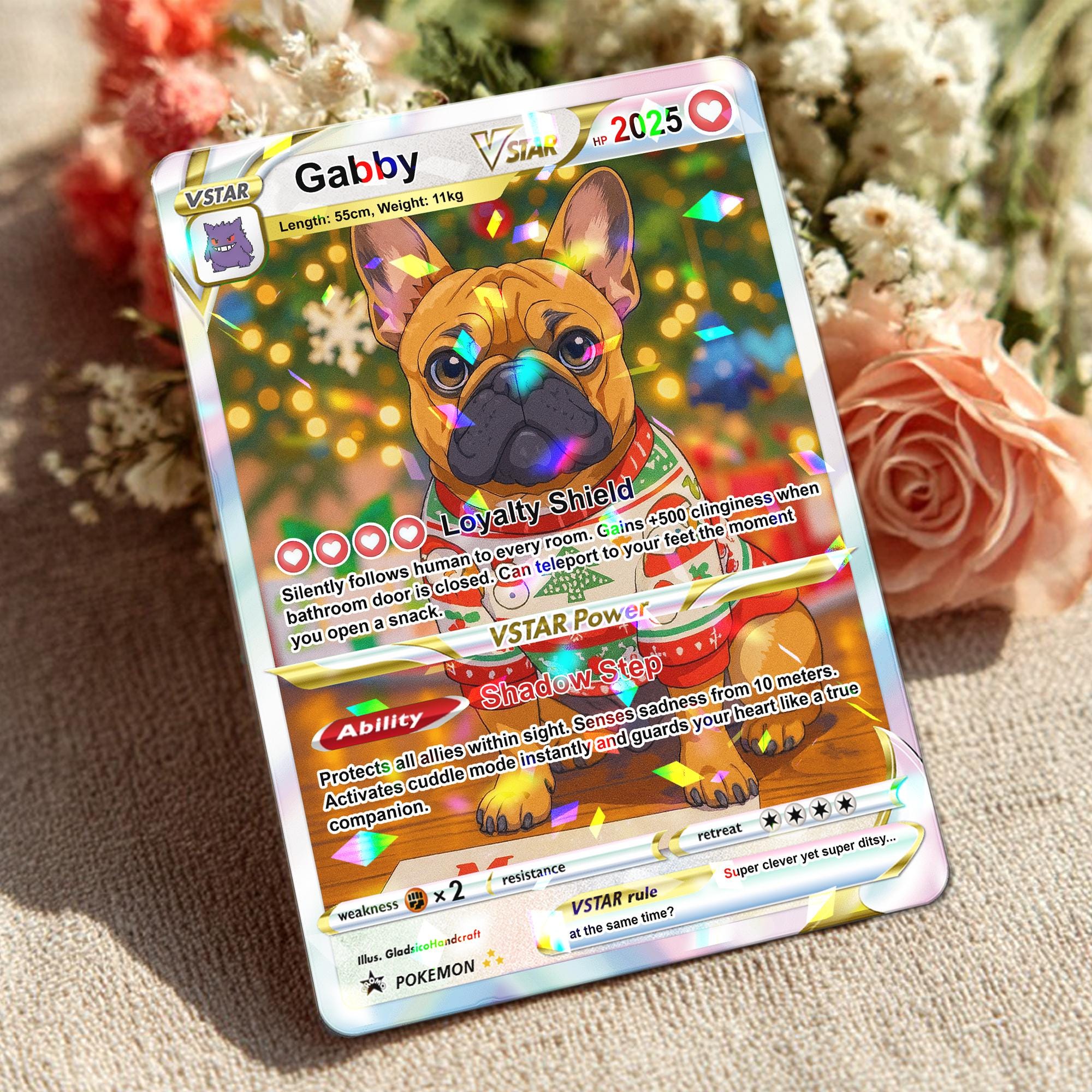Custom Pokemon Trading Card 2025 | Personalized Dog Cat Portrait, Anime ...