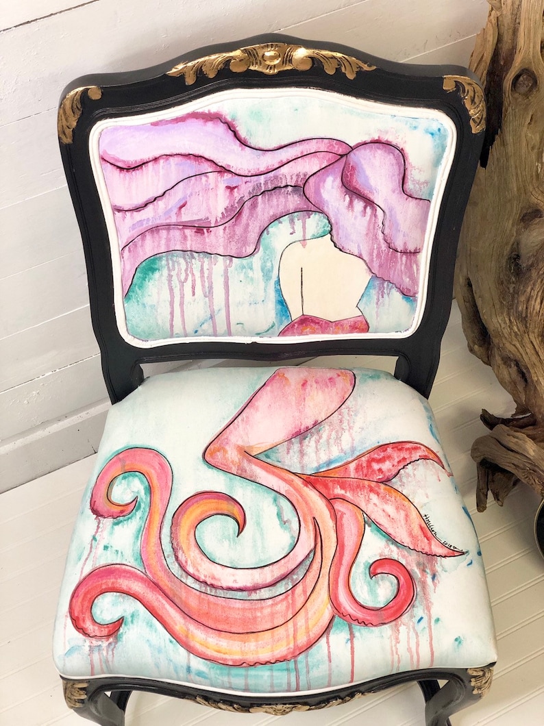 SOLD.....Mermaid Chair | Etsy