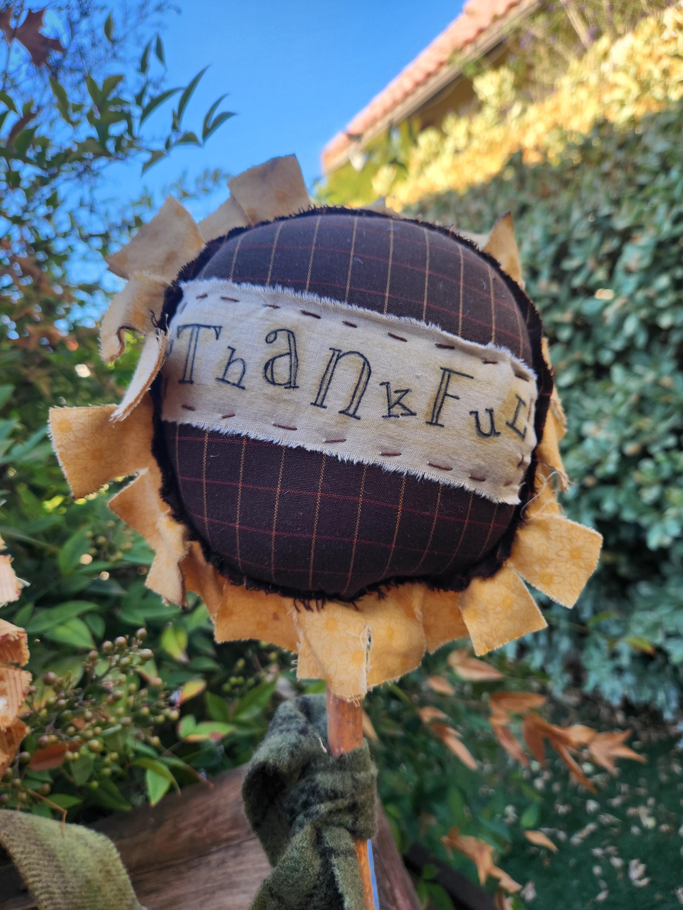Fat Head Fall Sunflowers Primitive - Etsy
