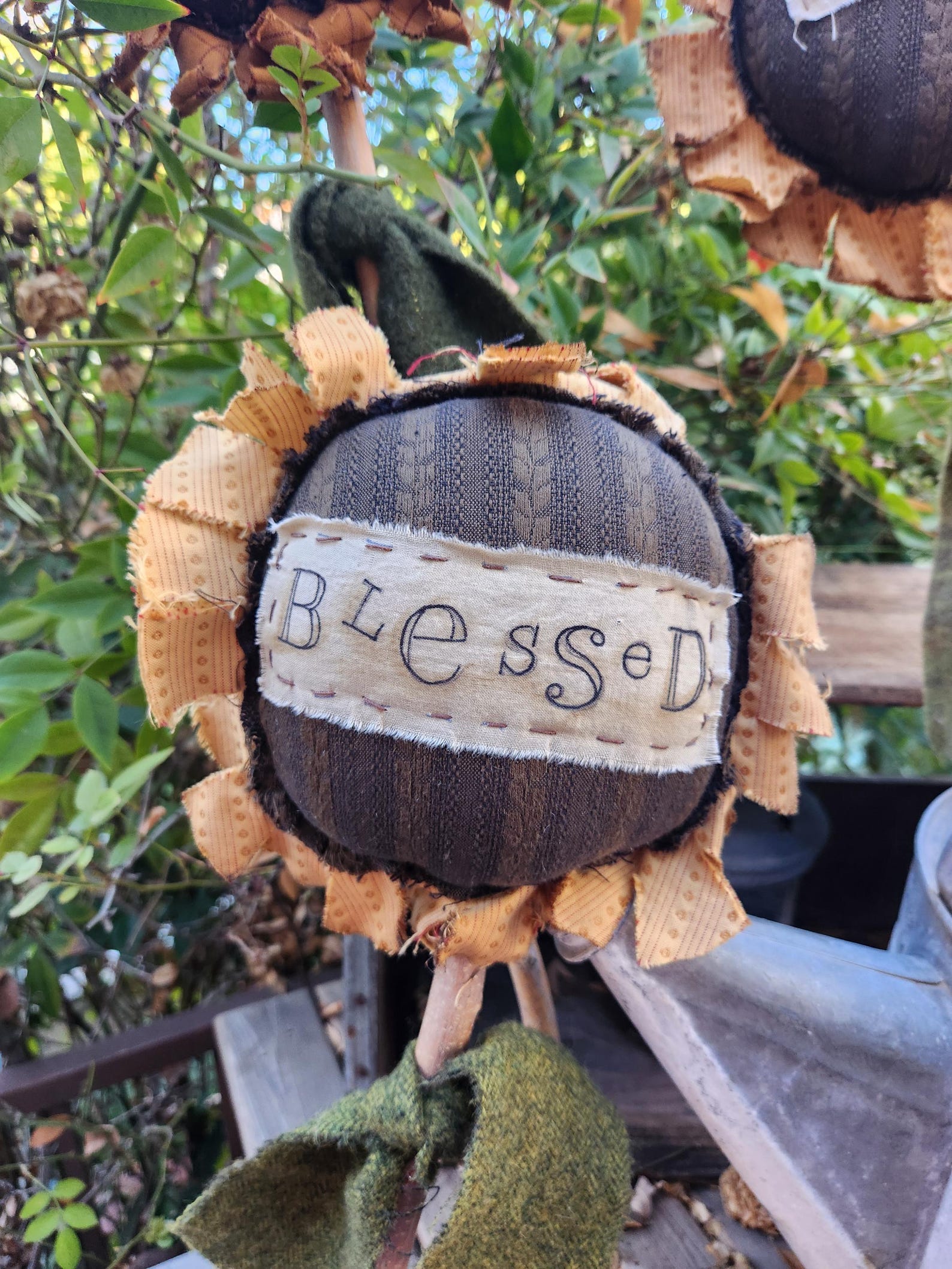 Fat Head Fall Sunflowers Primitive - Etsy
