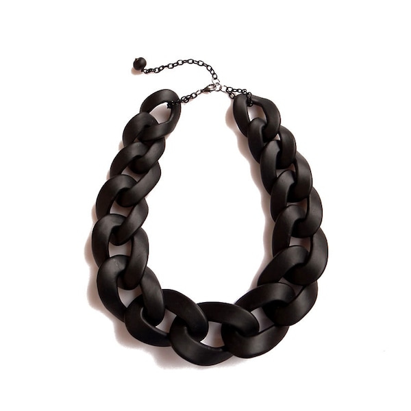 Black Chain Necklace (Just for you!) - Etsy