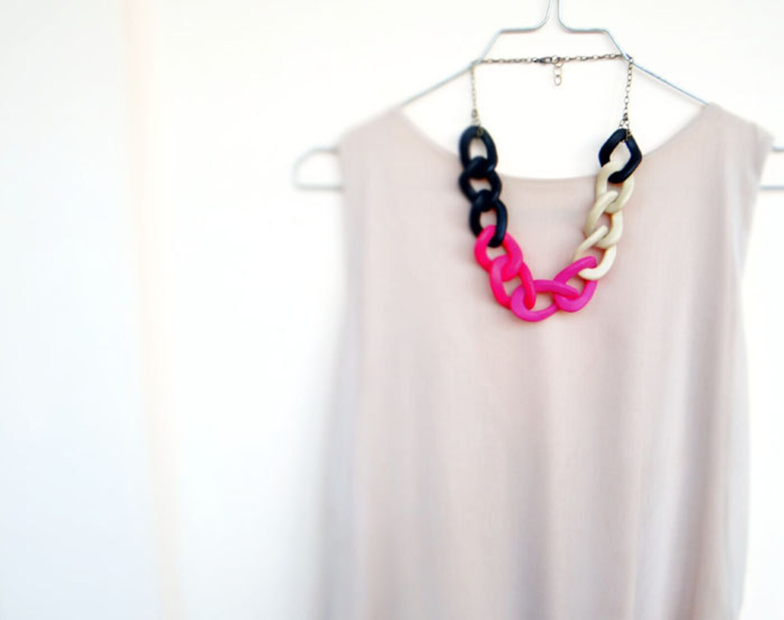 Maroon Red Chain Link Necklace Oversized Chain Statement | Etsy