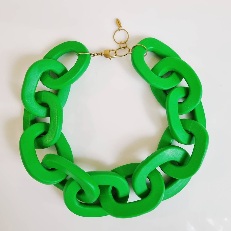 Big Chain Link Necklace - Etsy