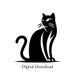 Cat Icon Svg & Png,cat Vector Image,cat Clipart Image,digital Art ...