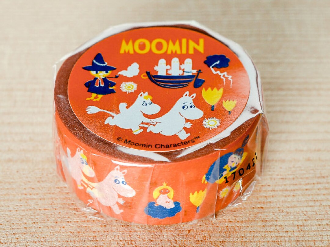 Moomin Washi Tape in Valley Orange Washi Tape 20 Mm X 10M - Etsy
